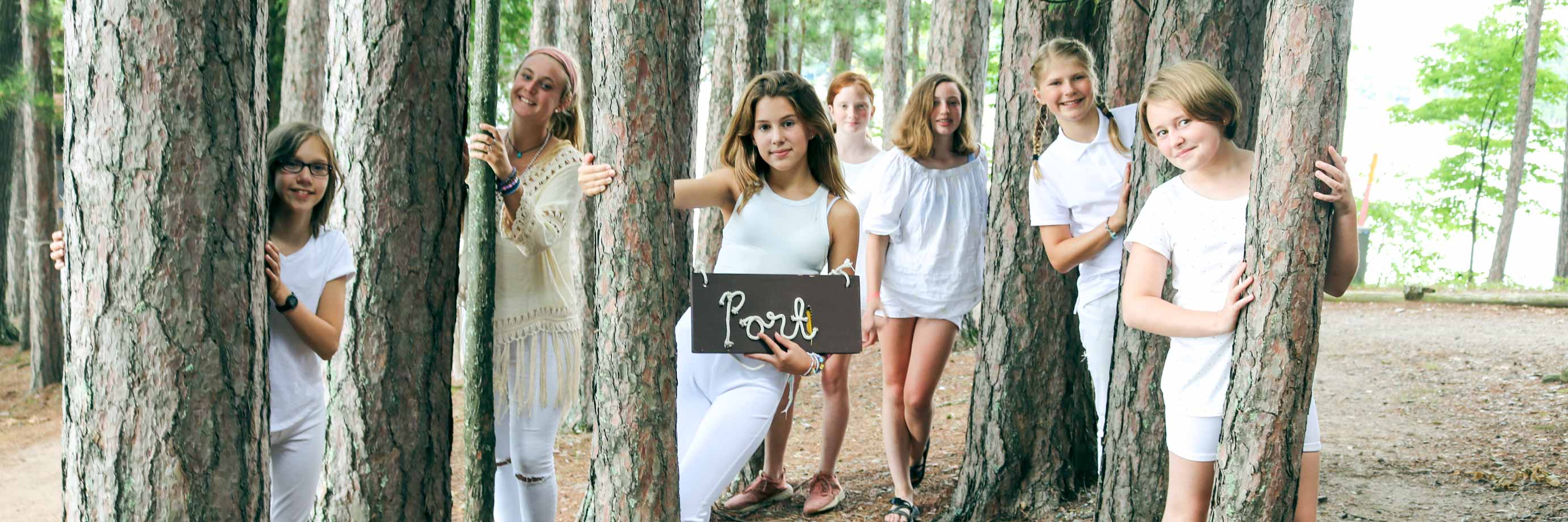 Cabin Life & Community Building at Clearwater Camp for Girls